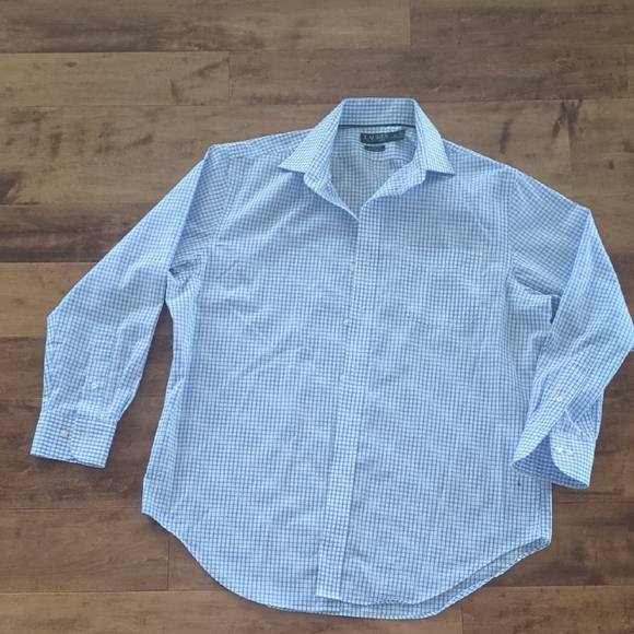 Ralph Lauren | Shirts | Ralph Lauren Light Blue Dress Shirt With Subtle ...